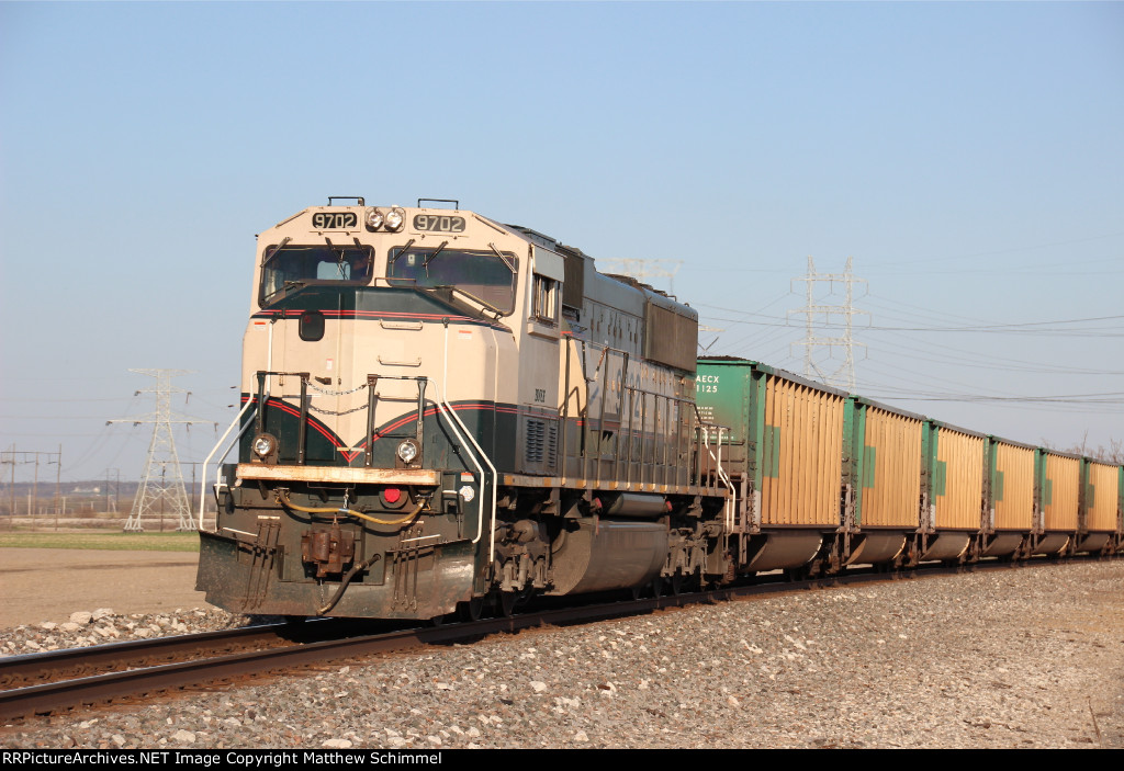 BNSF 9702 - DPU